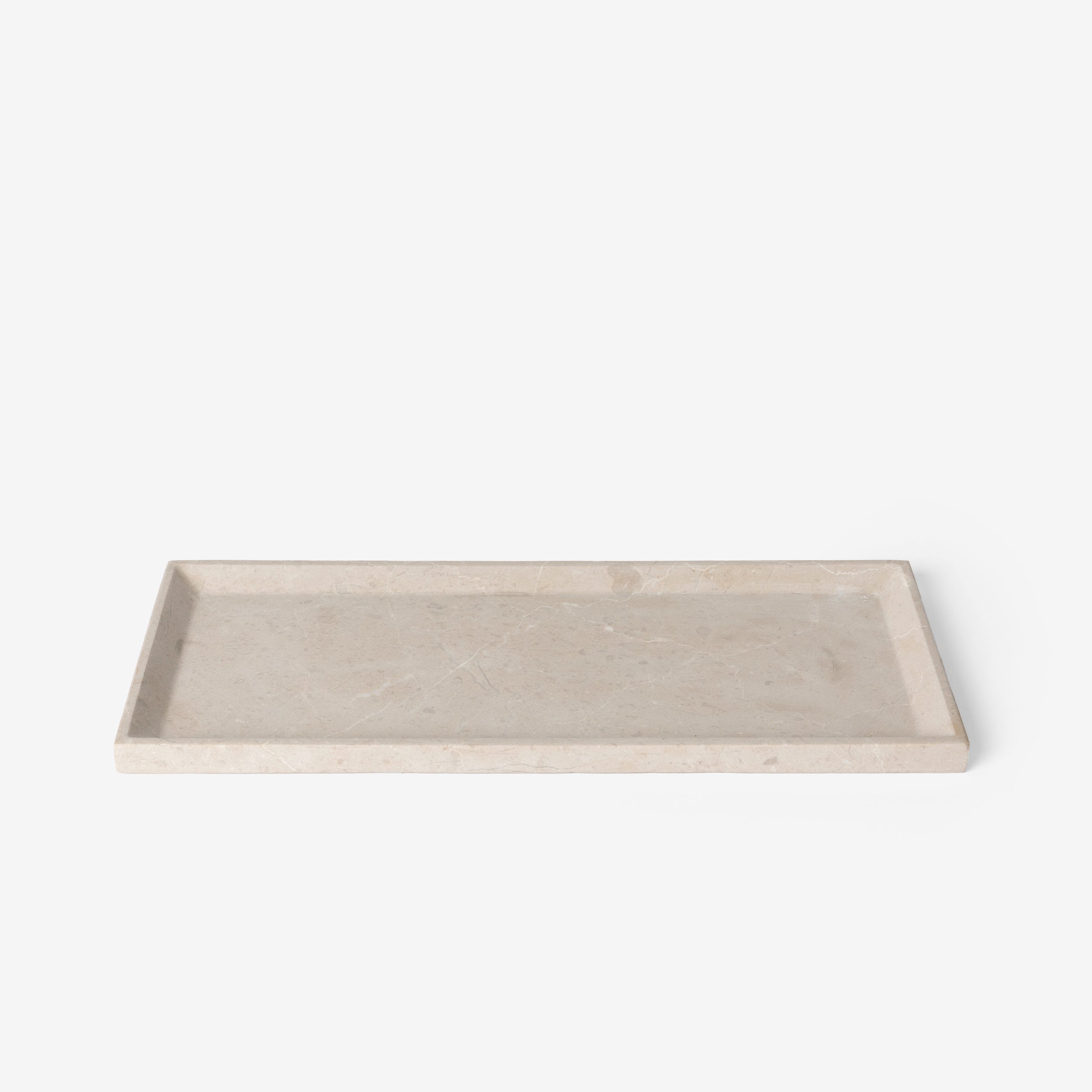 Rectangular Tray, Corinthian Beige Marble – Leibal